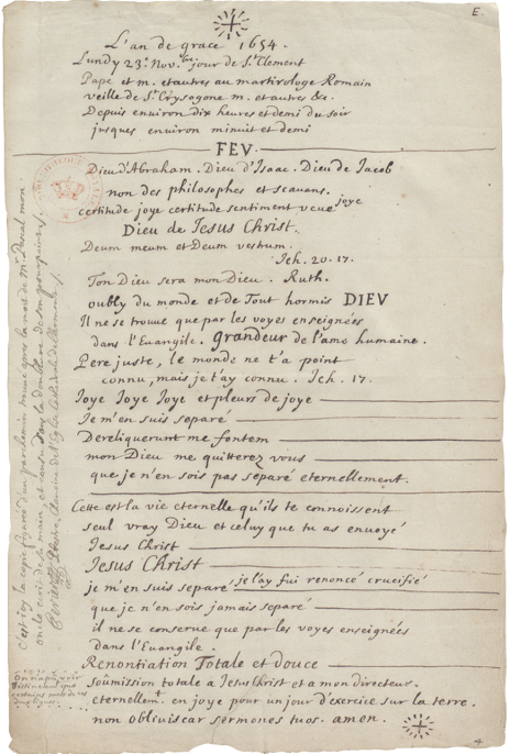 Pascal, Pensées, S 739–754 « Polytropy